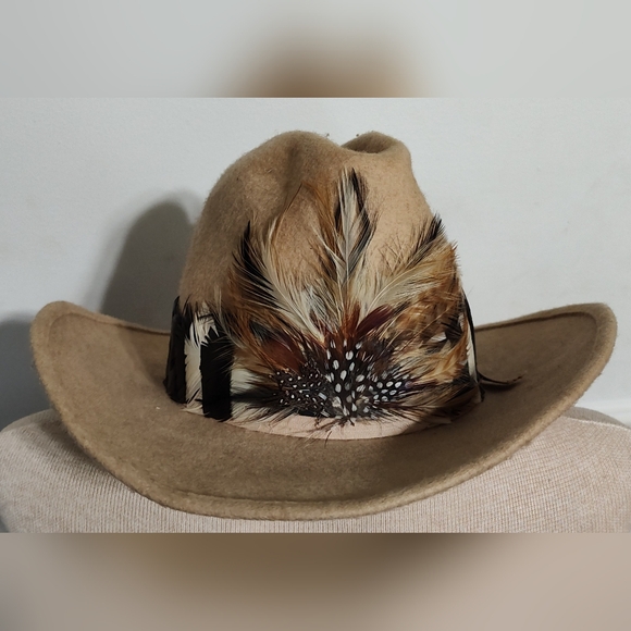 Jhats | Accessories | Jhats American Tan Wool Cowboy Western Cattleman ...